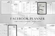 Facebook Planner Printable PDF, a Stationery Template by BRANDcontent