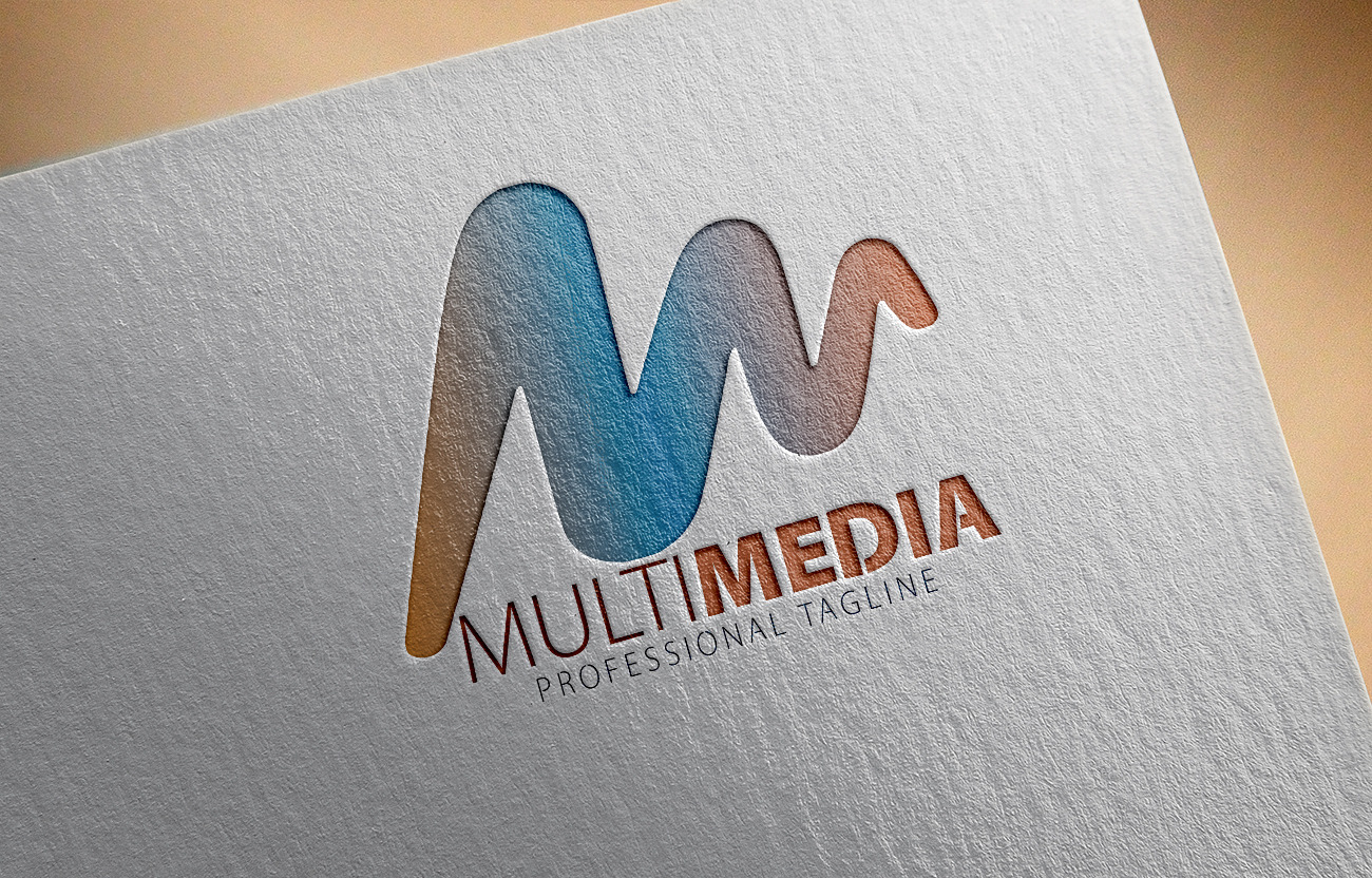 Letter M / Multi Media Logo, a Branding & Logo Template by Creative Dezing