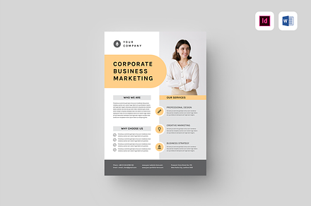 Magazine Template, a Flyer Template by graphicforest