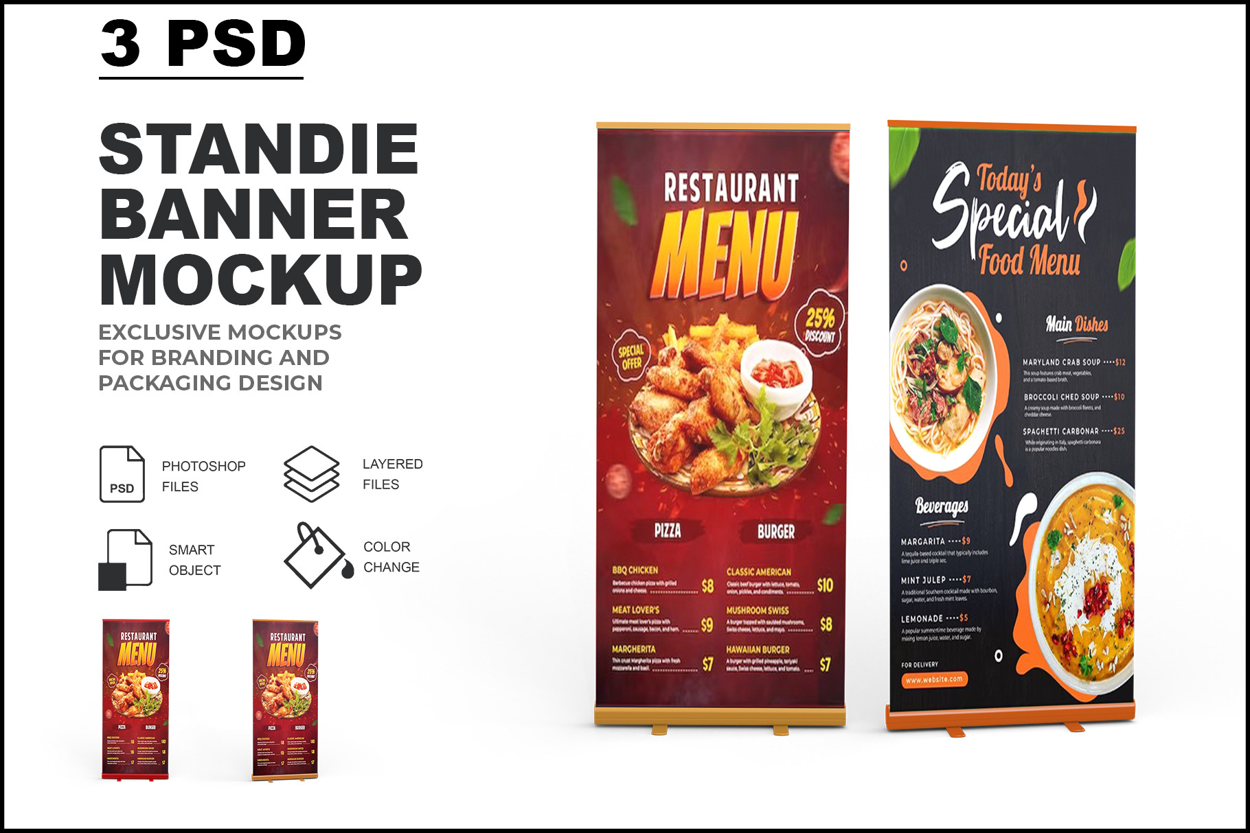 Standie Banner Mockup, a Product Mockup by Mockupfit