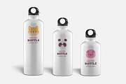 Water Bottle Mock-up, a Packaging Mockup by AlkStudio
