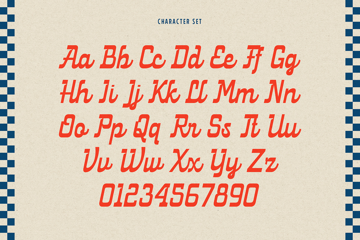 Roadwing Retro Automobile Fonts