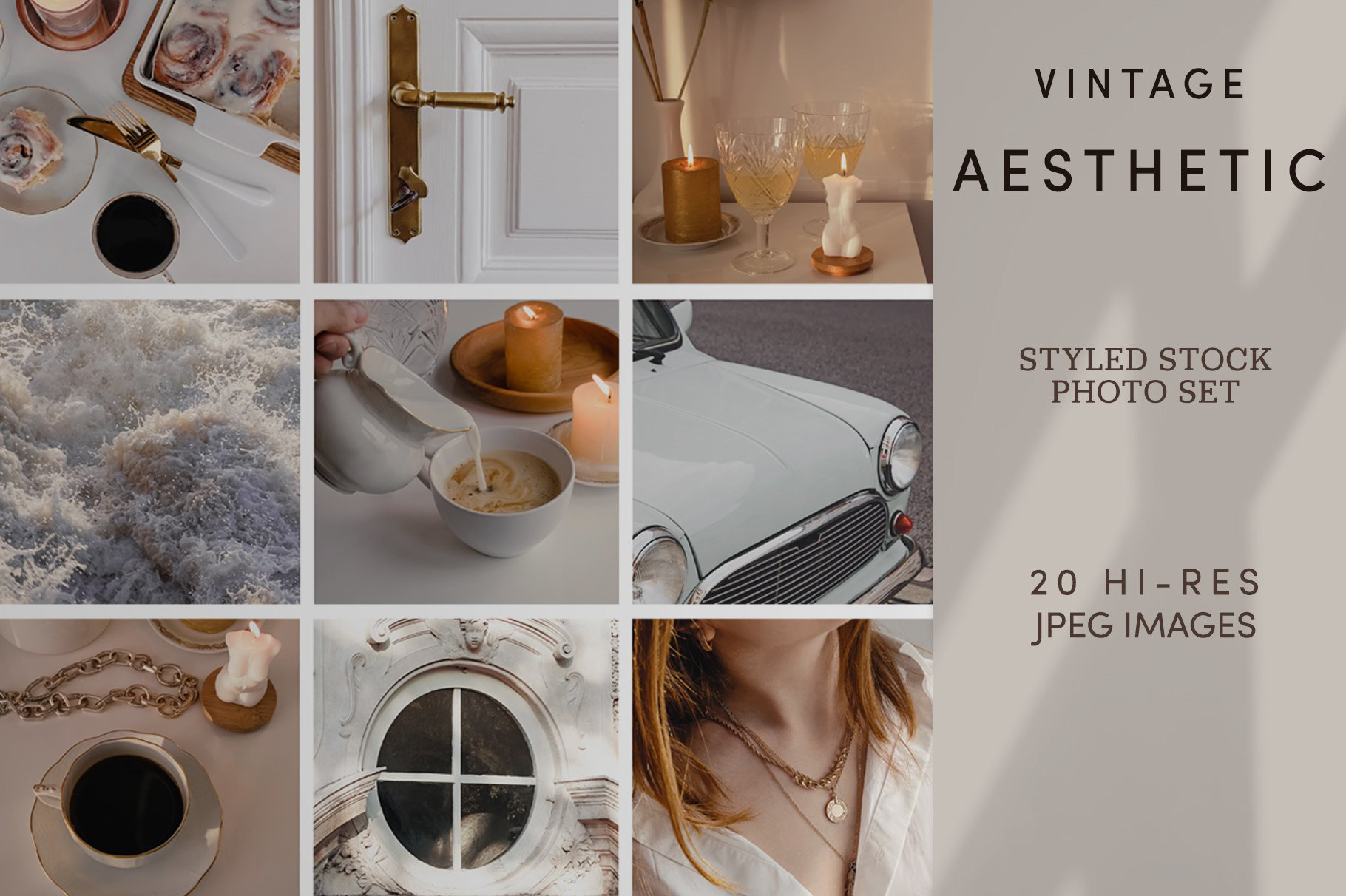 AESTHETICS. Stock Photo Set