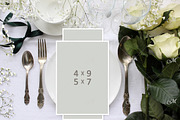 PSD Wedding table Mockup, a Print Template by Maddy's Art & Mockups