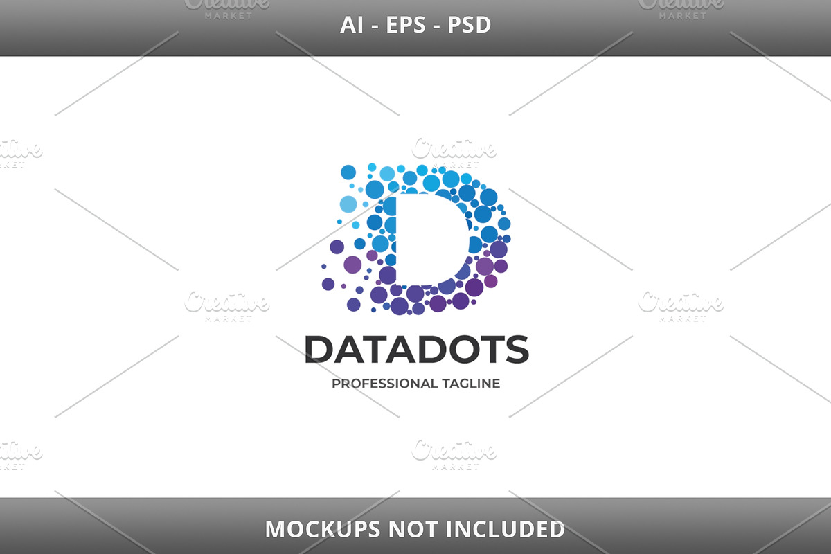 Data Dots Letter D Logo, a Branding & Logo Template by Design_Planet ...