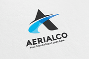 Aerial Letter A Logo, a Branding & Logo Template by WheelieMonkey