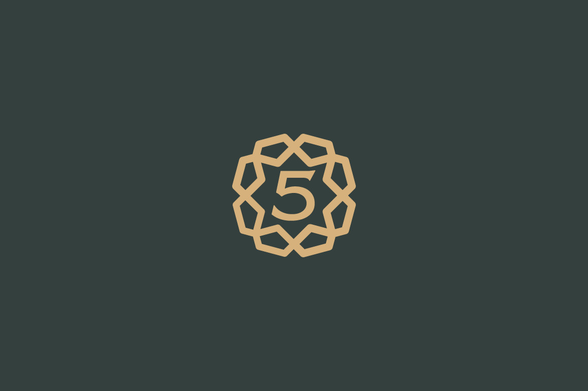 Premium number 5 logo, a Branding & Logo Template by Bureau | Creative ...