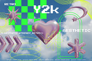 Y2k 3D Shapes Collection, an Object Graphic by AnnArt