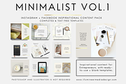 MINIMALIST CONTENT PACK Vol. 1, an Object Graphic by Illumineer Media ...