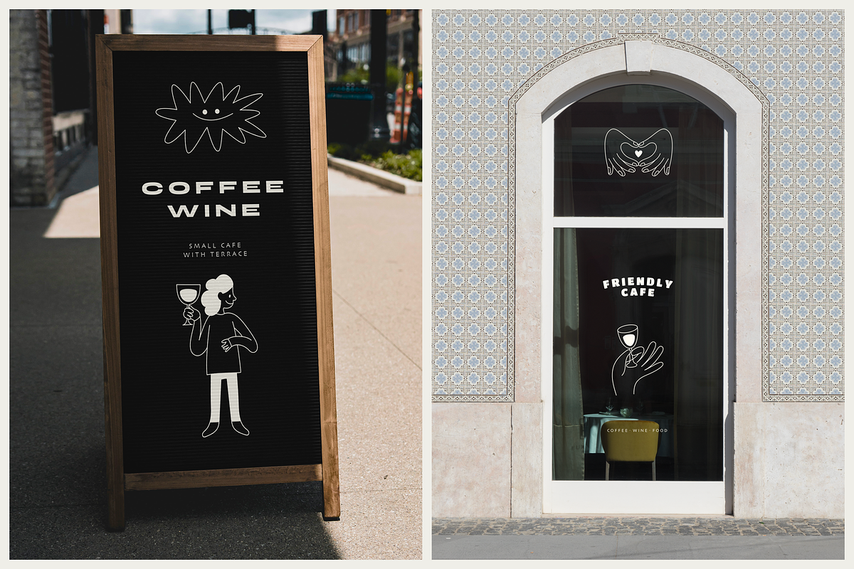 Vector doodles, logo design elements, a Graphic by venimo