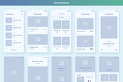 Collector iOS Wireframe UI Kit, a Wireframe Template by Creatoly