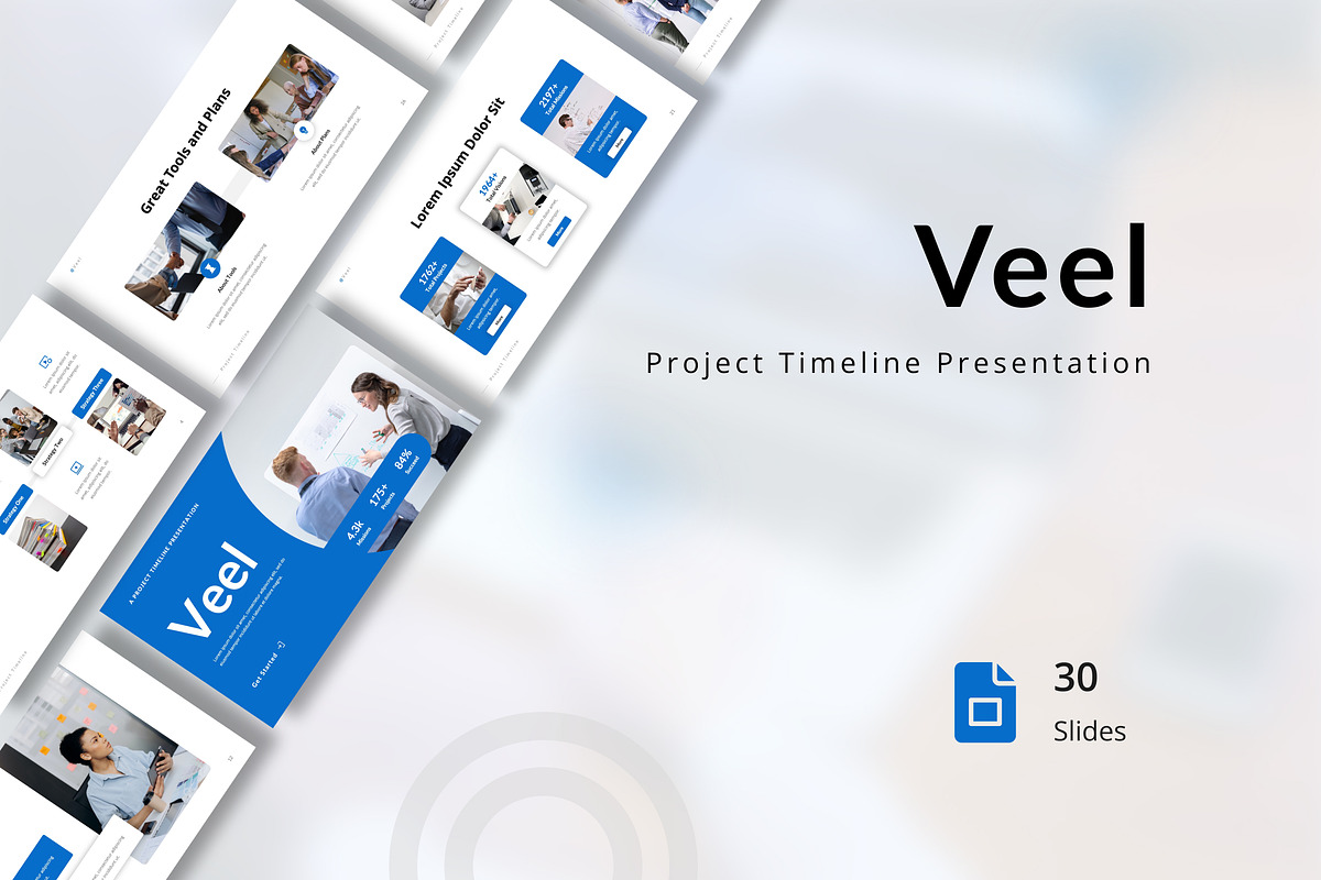 Project Timeline Google Slides, a Presentation Template by Antstheme