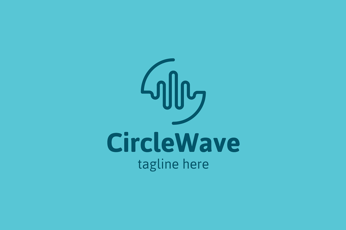 Circle Wave Logo, a Branding & Logo Template by RocketArt