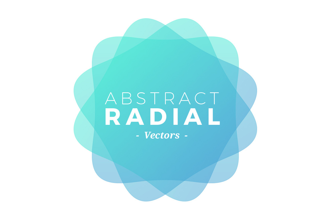 Colorful Geometric Radial Vectors, an Illustration by Medialoot ...