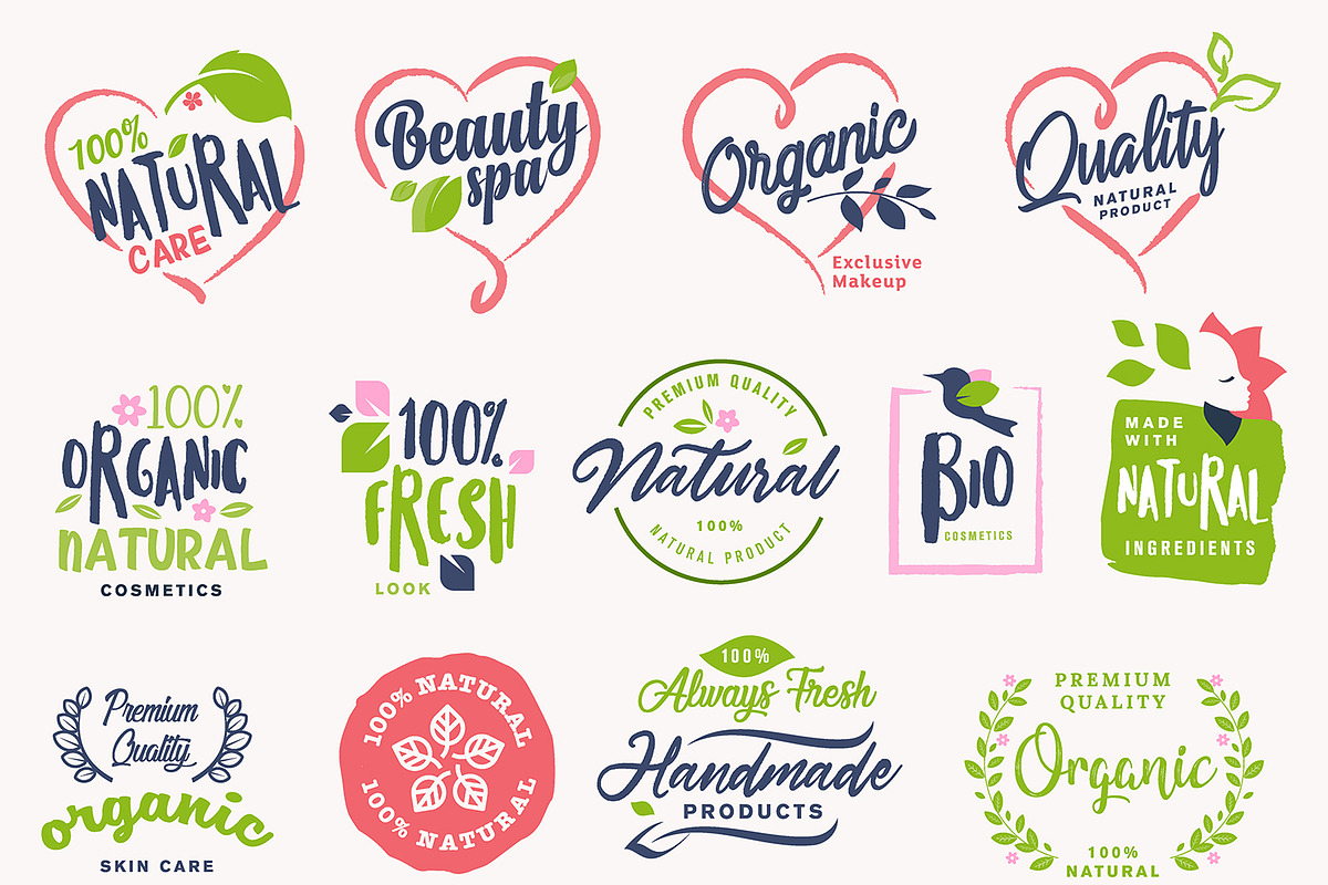 Beauty stickers and badges, an Animal Illustration by PureSolution