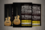 Acoustic Session Flyer / Poster | Flyer Templates ~ Creative Market