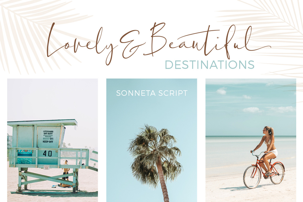 Sonneta Script, a Script Font by DISTRICT 62 STUDIO | Creative Market