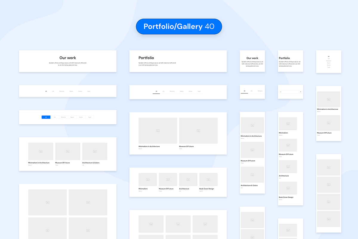 DOB – Desktop & Mobile Wireframe Kit, a Wireframe Template by laaqiq