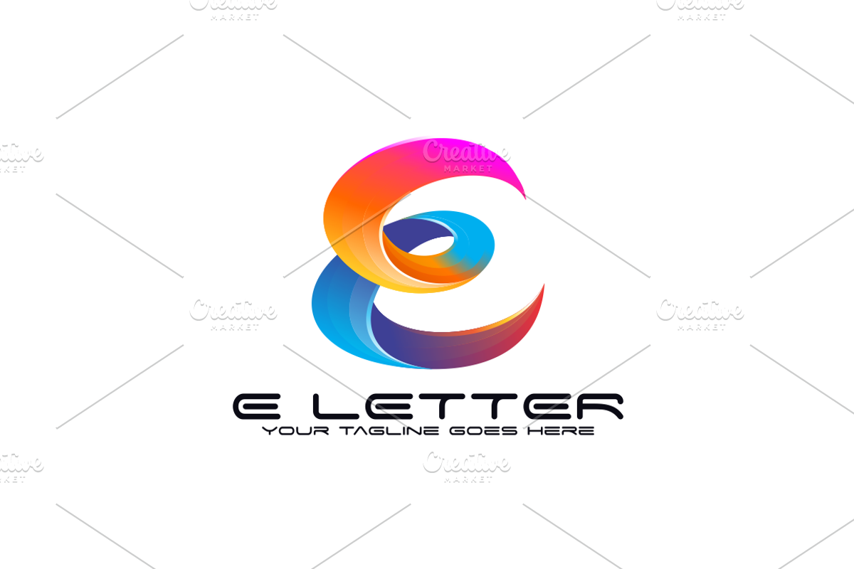 E Letter, a Branding & Logo Template by herulogo