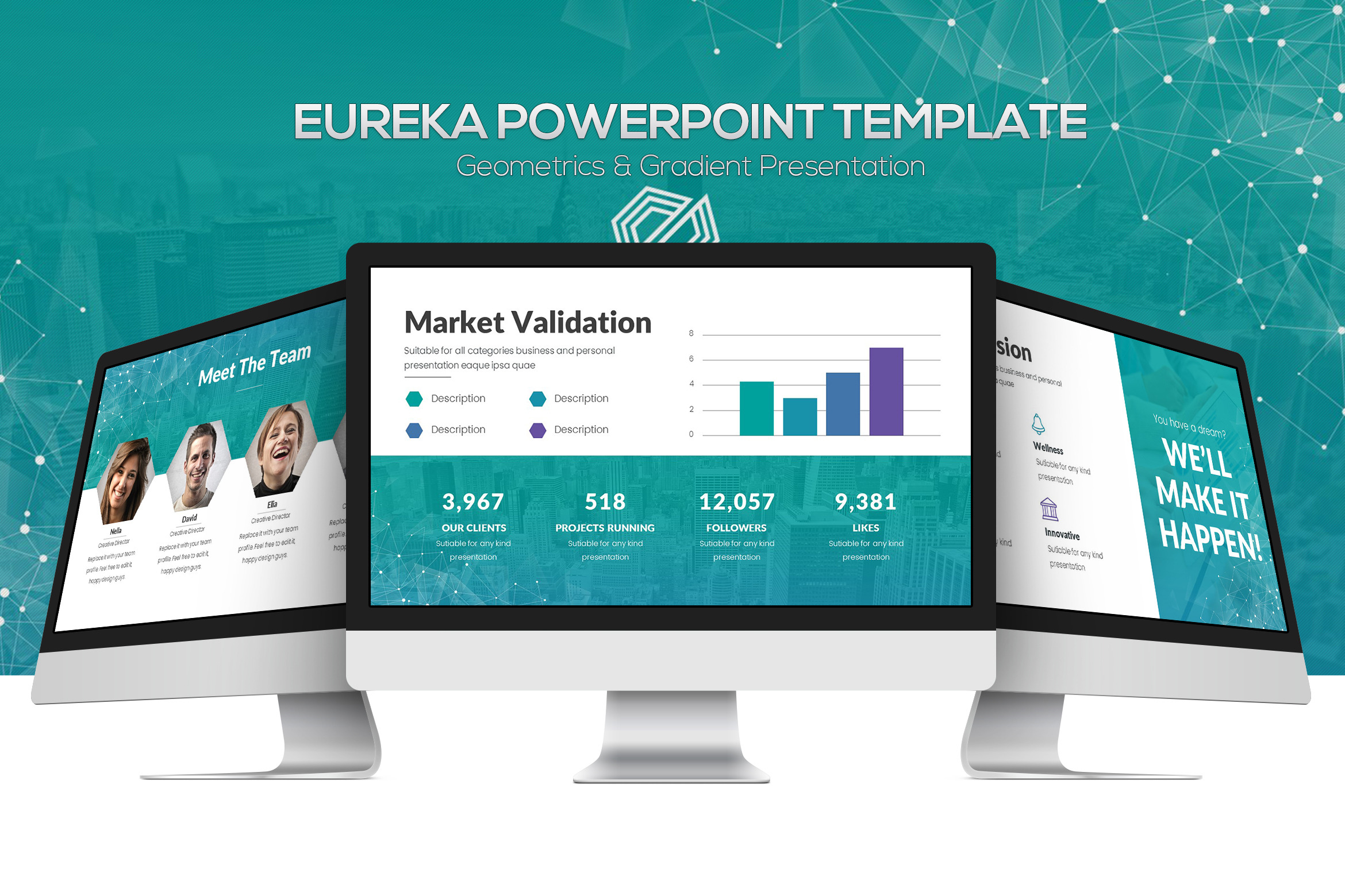 Eureka Powerpoint Template, a Presentation Template by SlideFactory