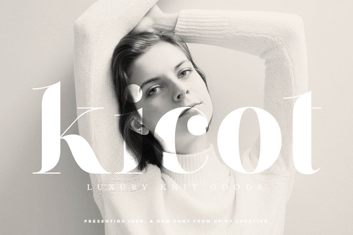 Ingo Display Font, a Sans Serif Font by Up Up Creative