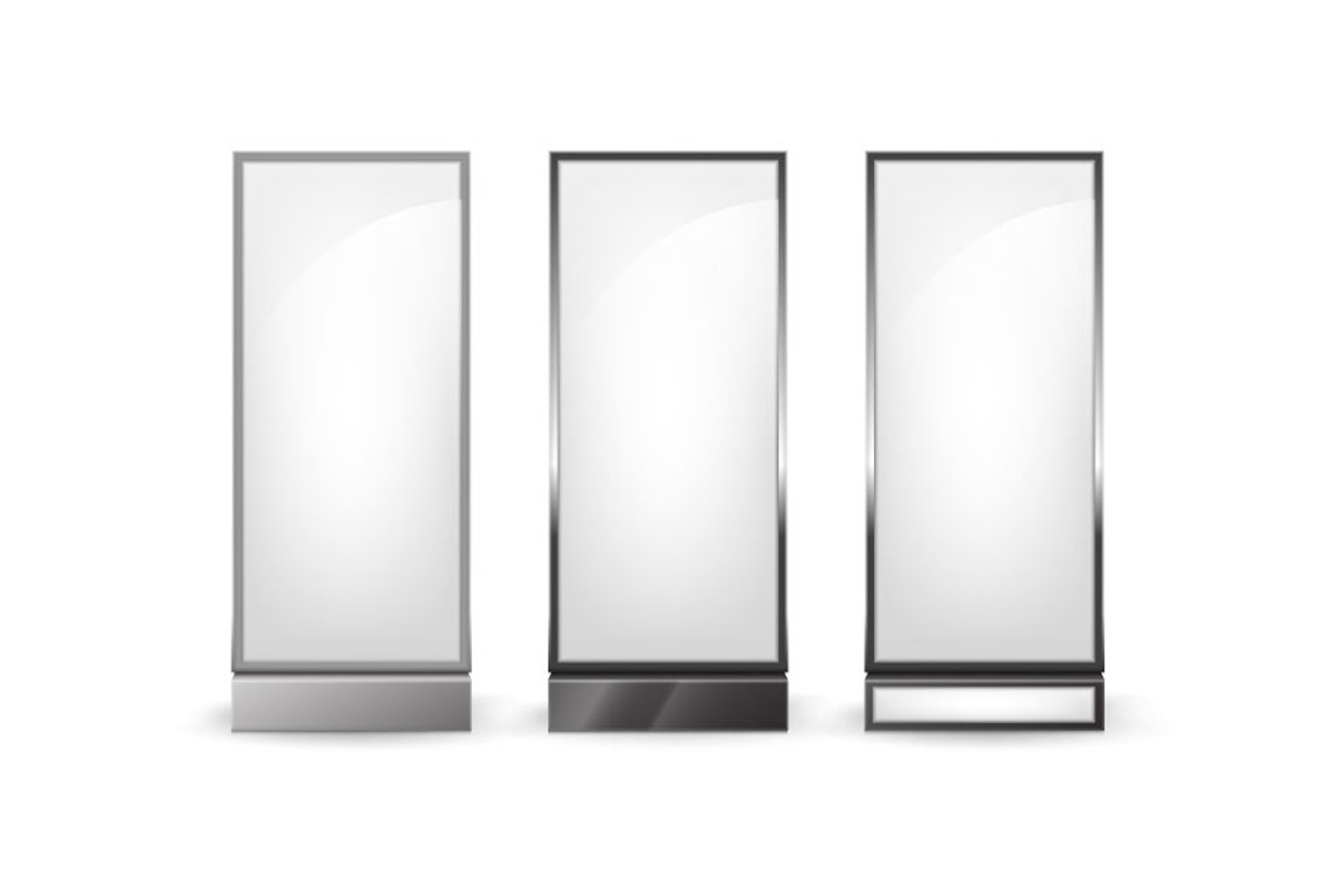 Vector Advertising Stands Set, a Print Template by Zonda