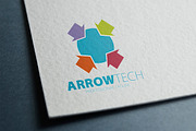 Arrow Tech Logo, a Branding & Logo Template by essegraphic