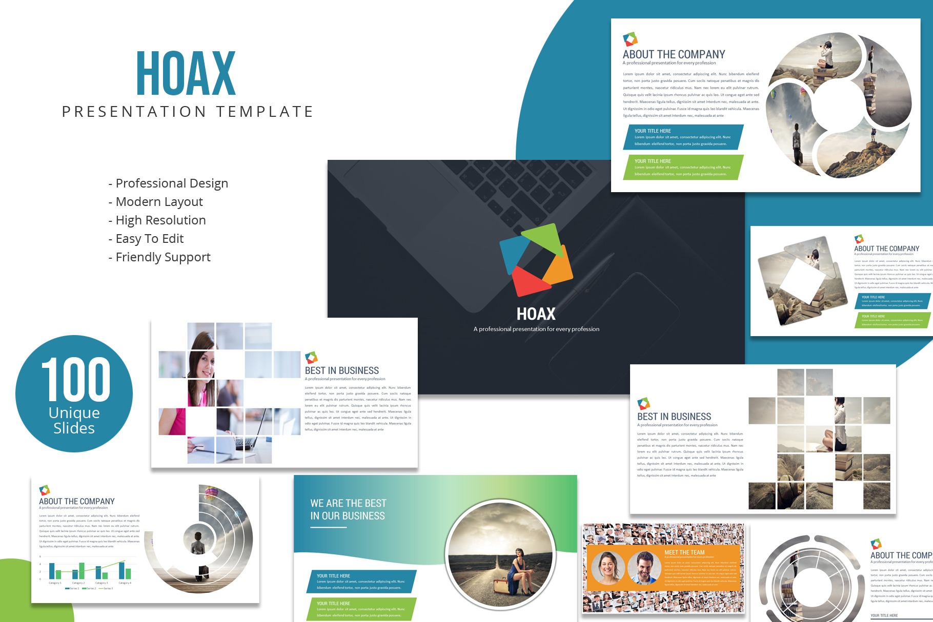 Hoax Powerpoint Template, a Presentation Template by Creative Slides
