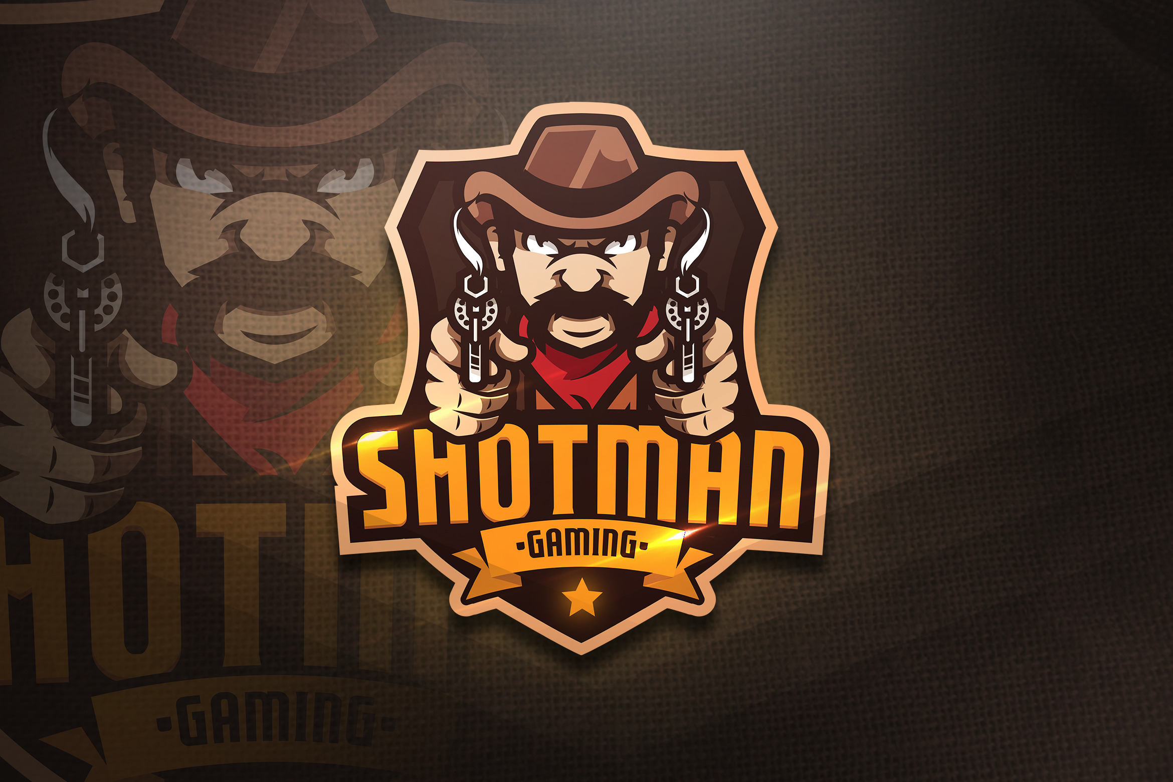 Shotman Gaming-Mascot & Esport Logo | Branding & Logo Templates ...