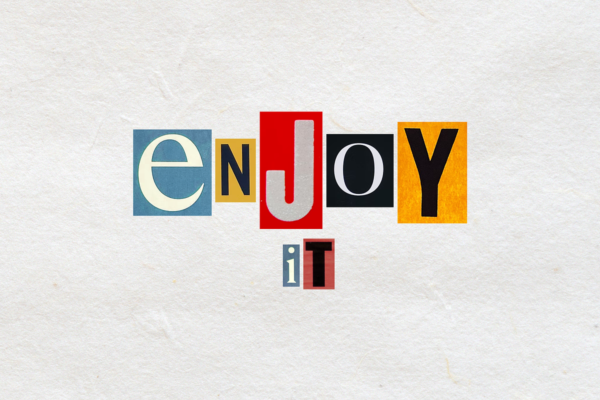 Retro Word Clippings for Collages