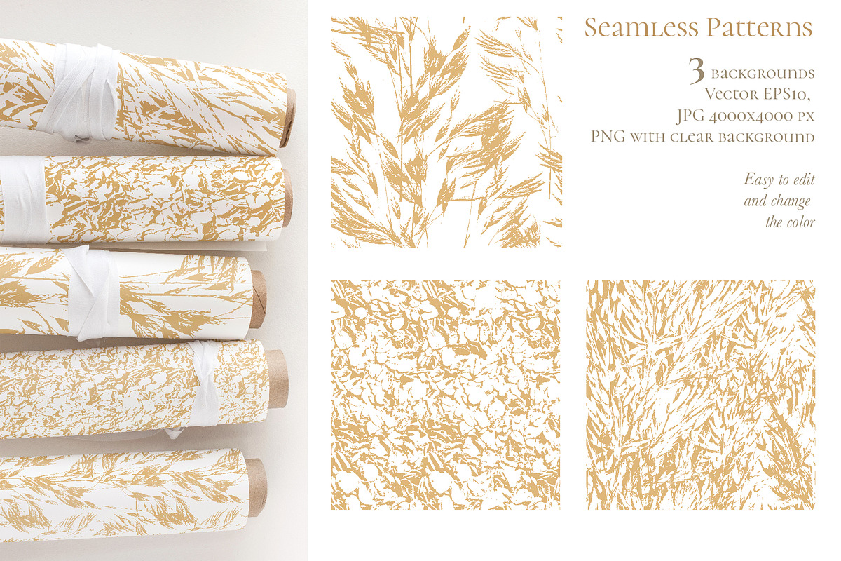 Oat Labels, Vector Editable Templates