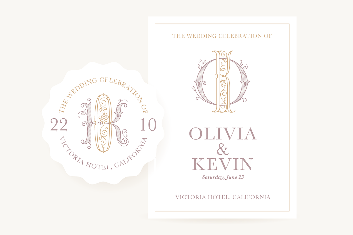 Wedding Calligraphy font family, a Serif Font by kaer_shop