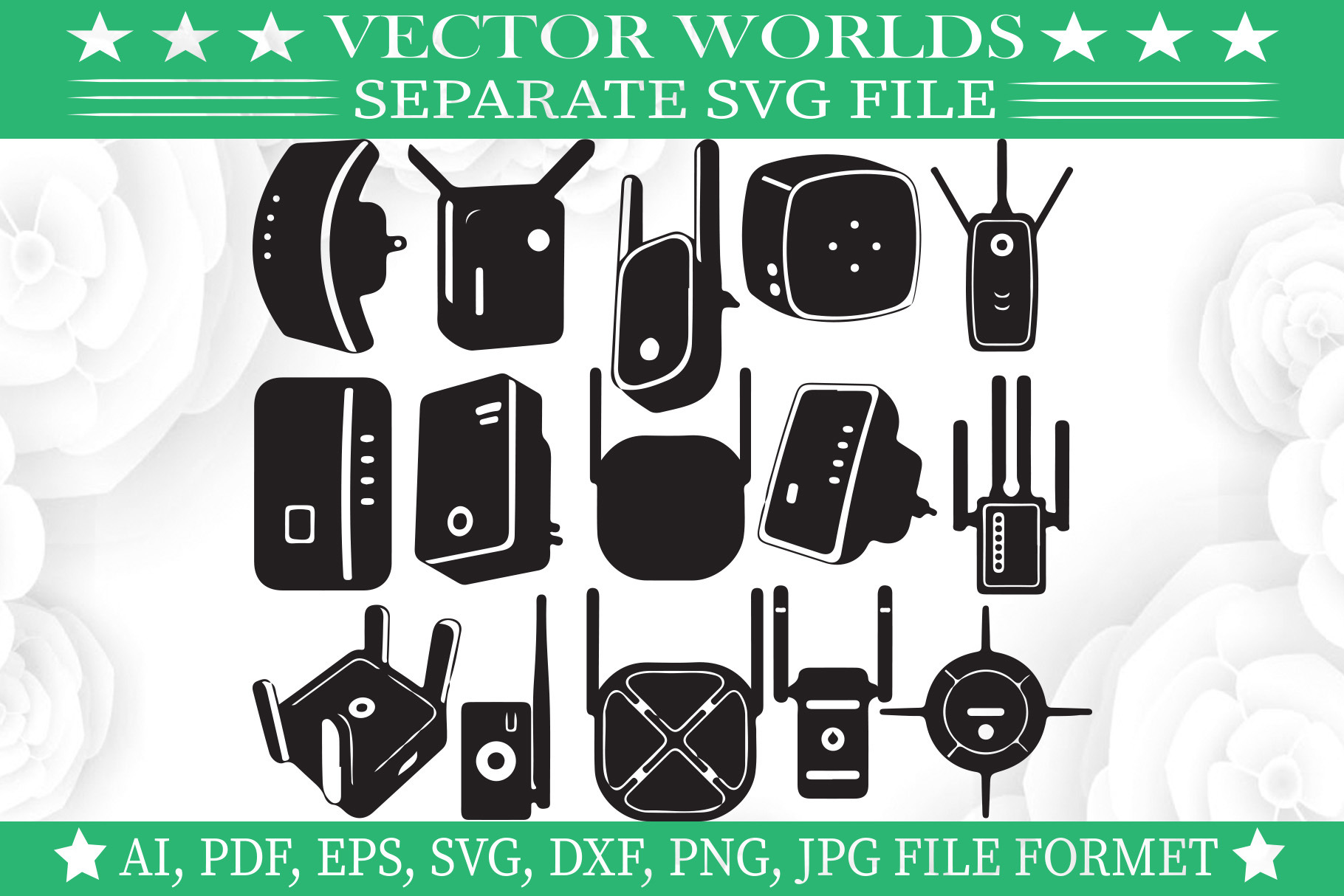 Repeater SVG, Repeaters SVG, an Object Graphic by VectorWorlds