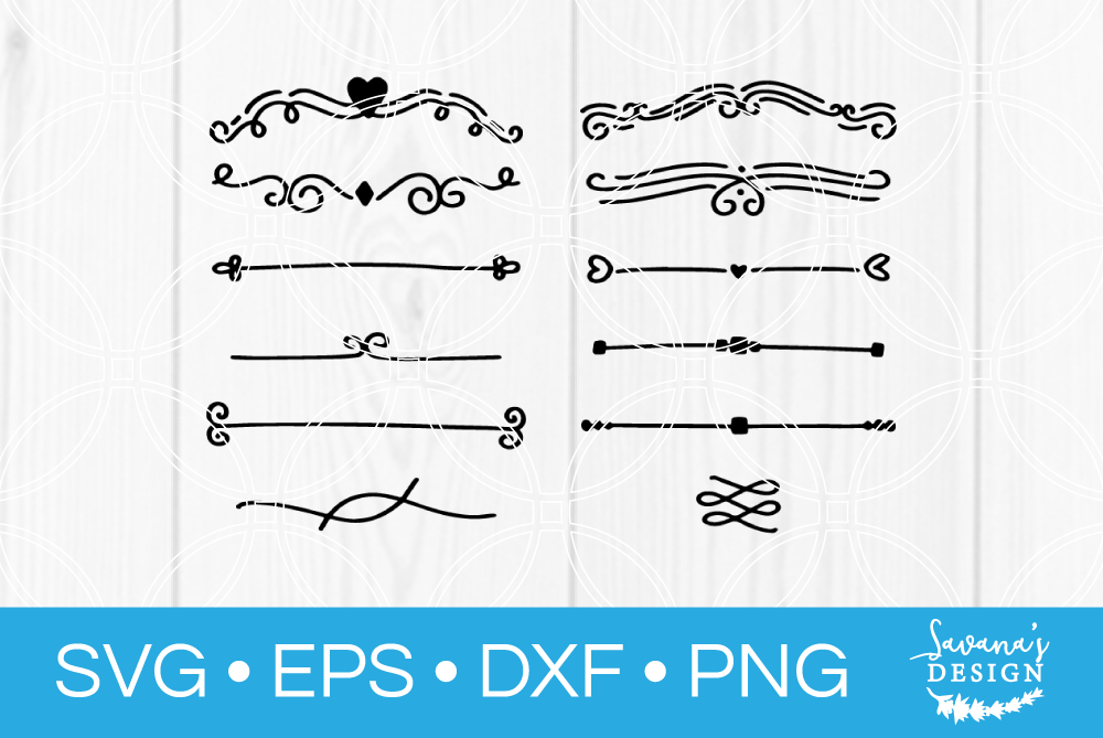 Lines SVG Dividers SVG, an Illustration by SavanasDesign