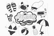 Hand Draw Summer Colections, a Food Illustration by YenzArtHaut