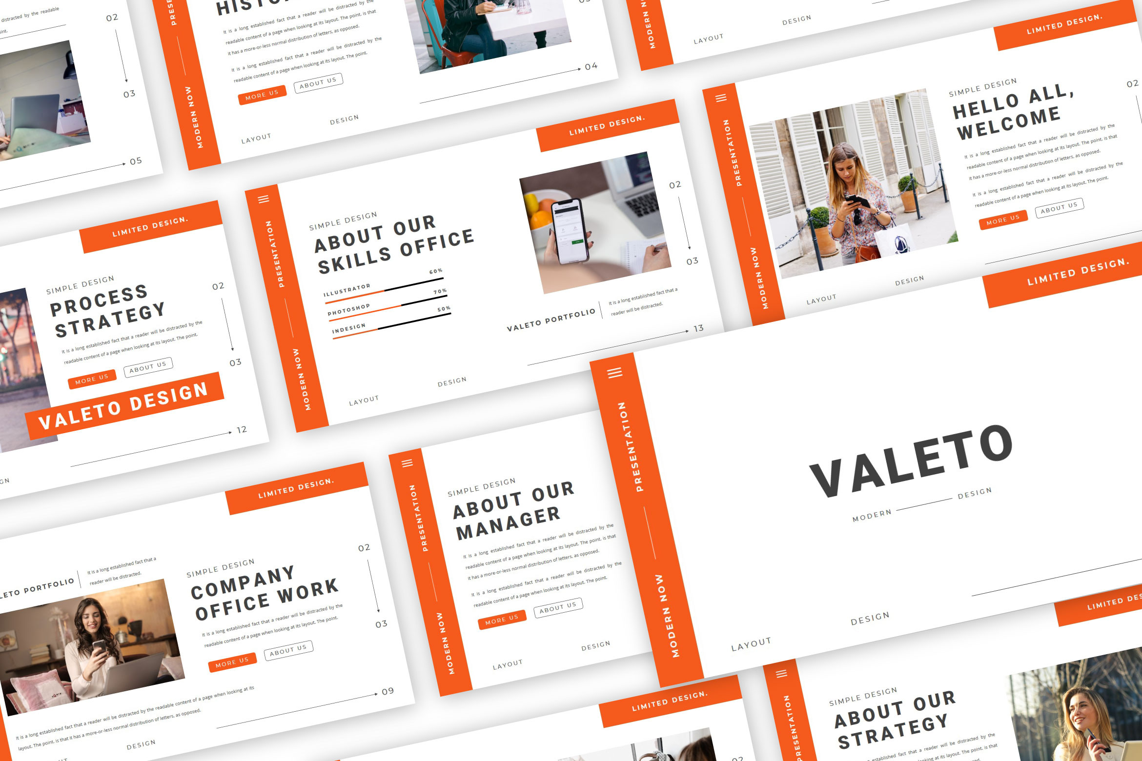 VALETO Powerpoint Template, a Presentation Template by Yo Slide