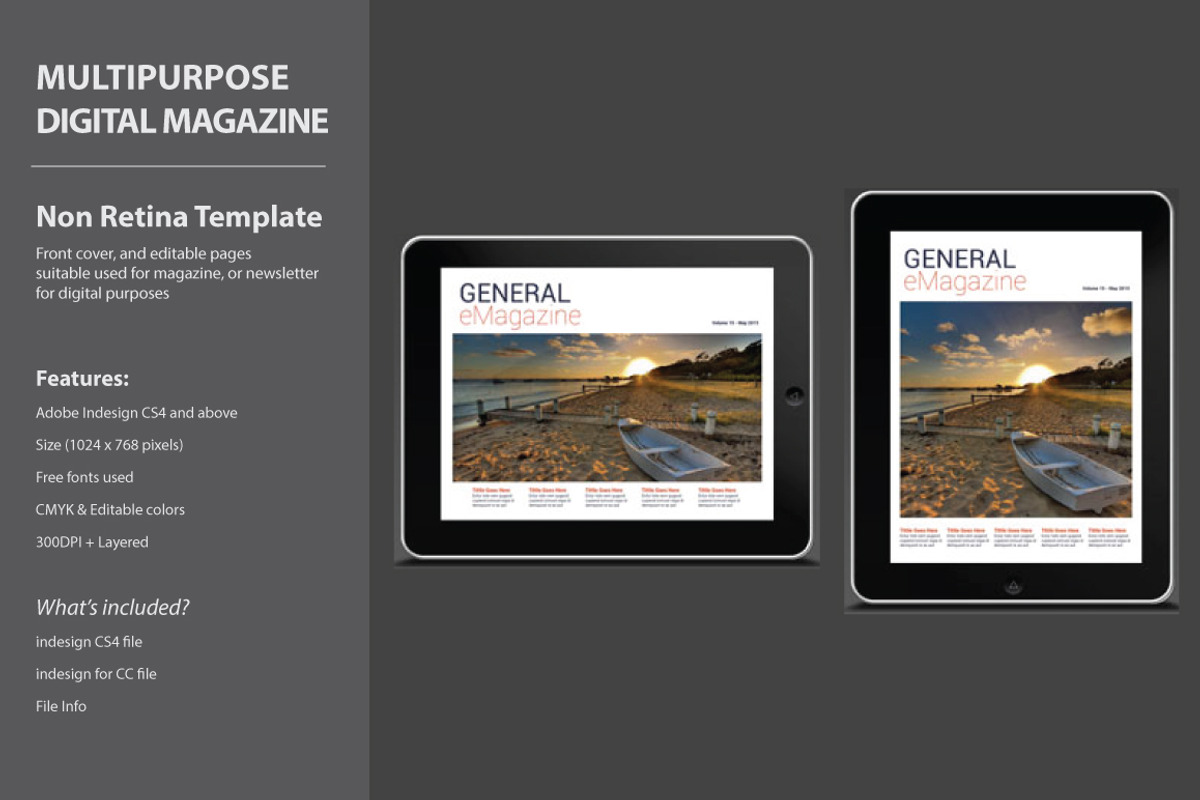 Multipurpose Digital Magazine, a Magazine Template by voryu