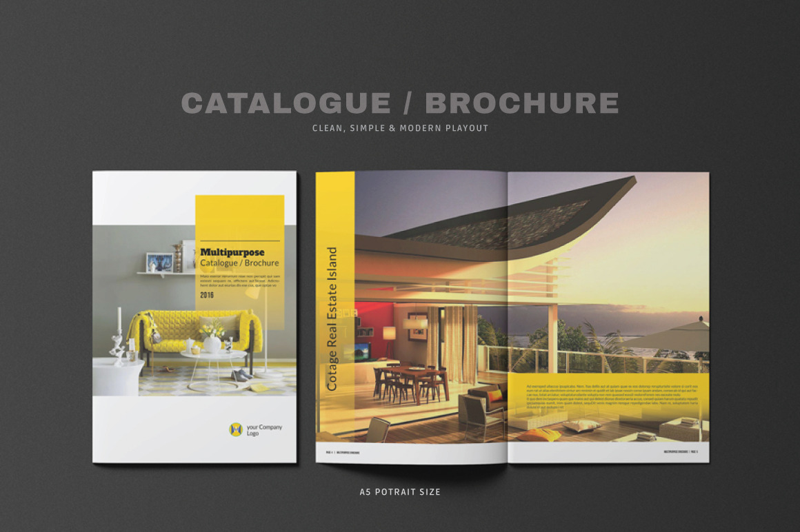 A5 Catalogue / Brochure, a Brochure Template by Alhaytar
