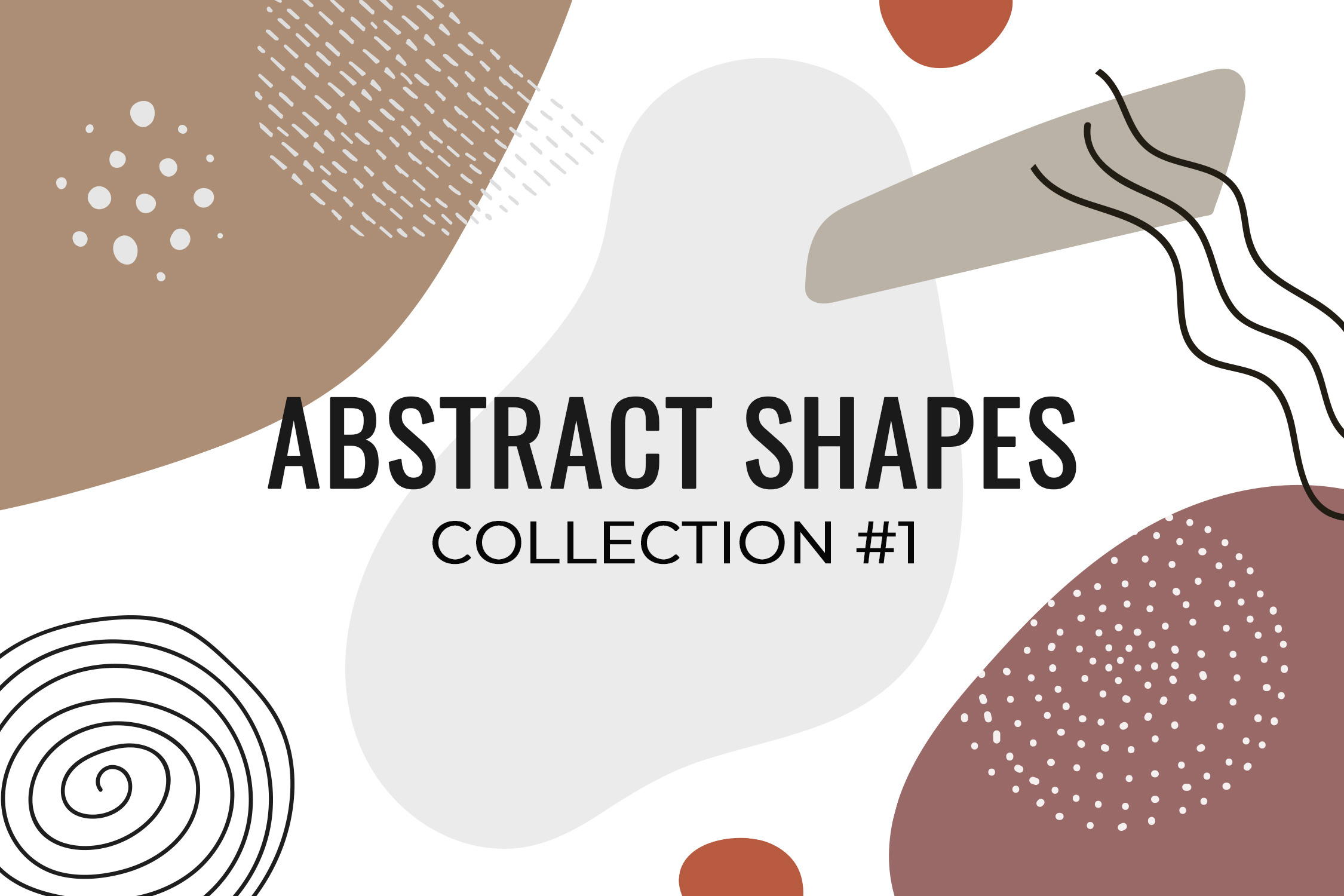 Abstract shapes and elements Set #1