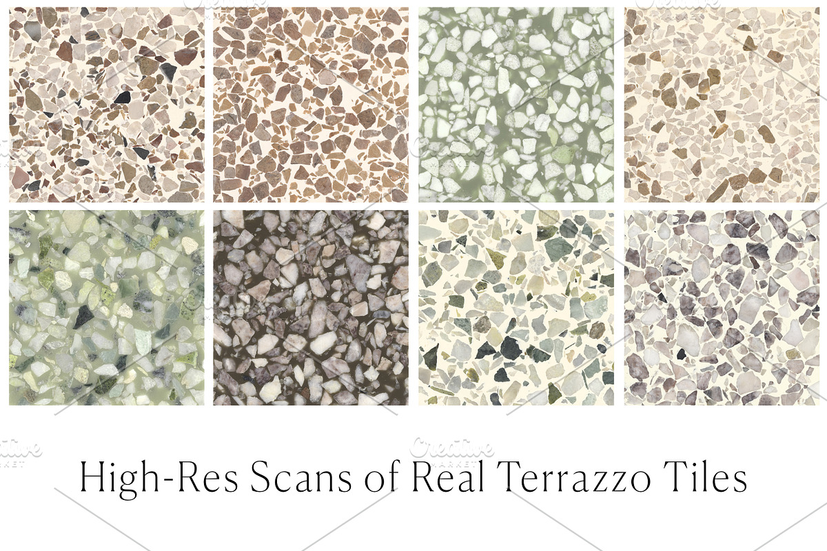 Terrazzo Modern High-Res Textures, a Texture Graphic by Copal