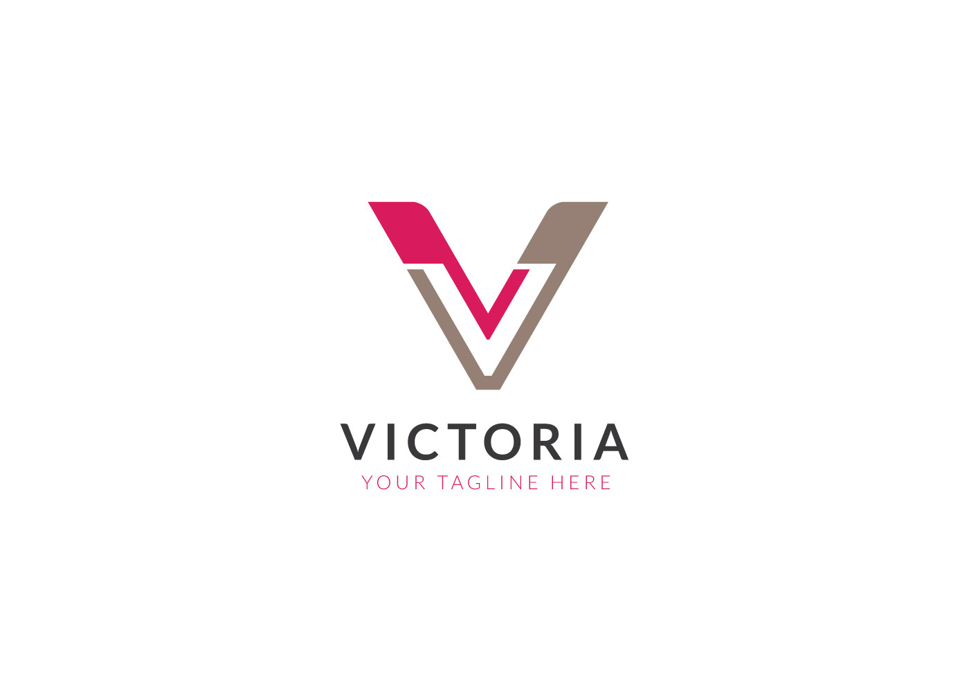 Victoria Letter V Logo, a Branding & Logo Template by XpertgraphicD