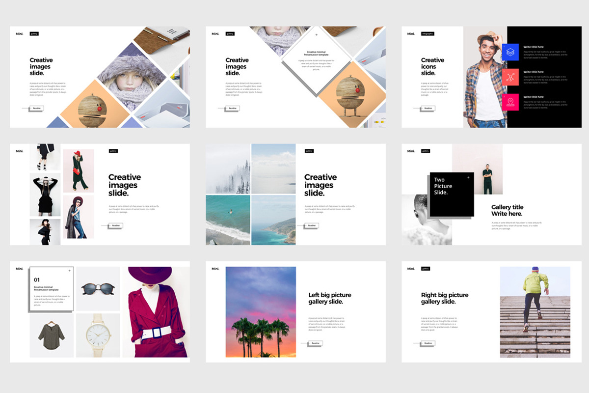 MINI Powerpoint Template, a Presentation Template by ShapeSlide ...
