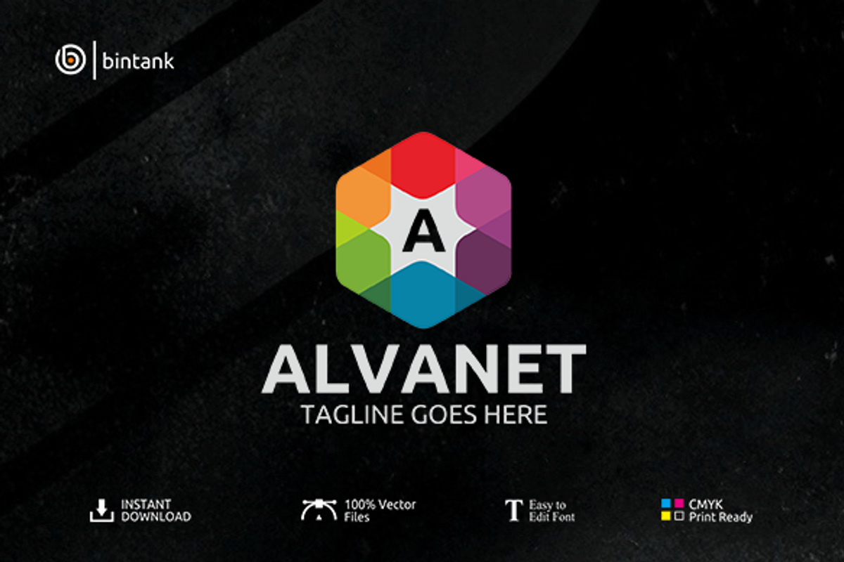 A Color Hex Logo, a Branding & Logo Template by Bintank Studio