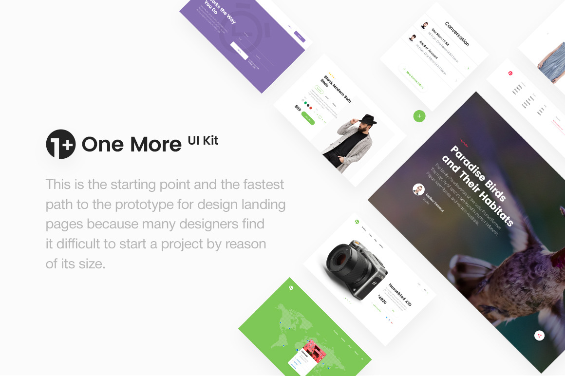 One More UI Kit | Free Sample Inside, an UI Kit Template by 39Production