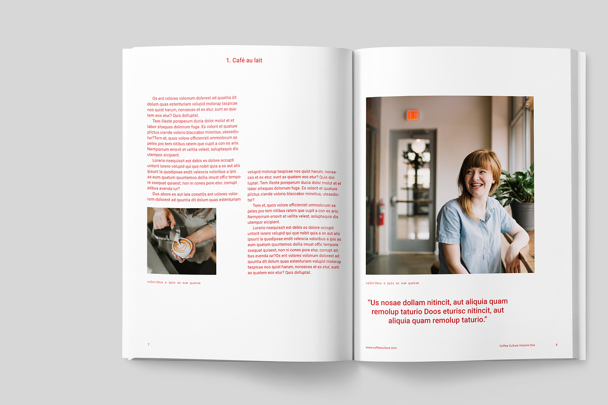 COFFEE CULTURE MAGAZINE, a Magazine Template by MashMish Studio