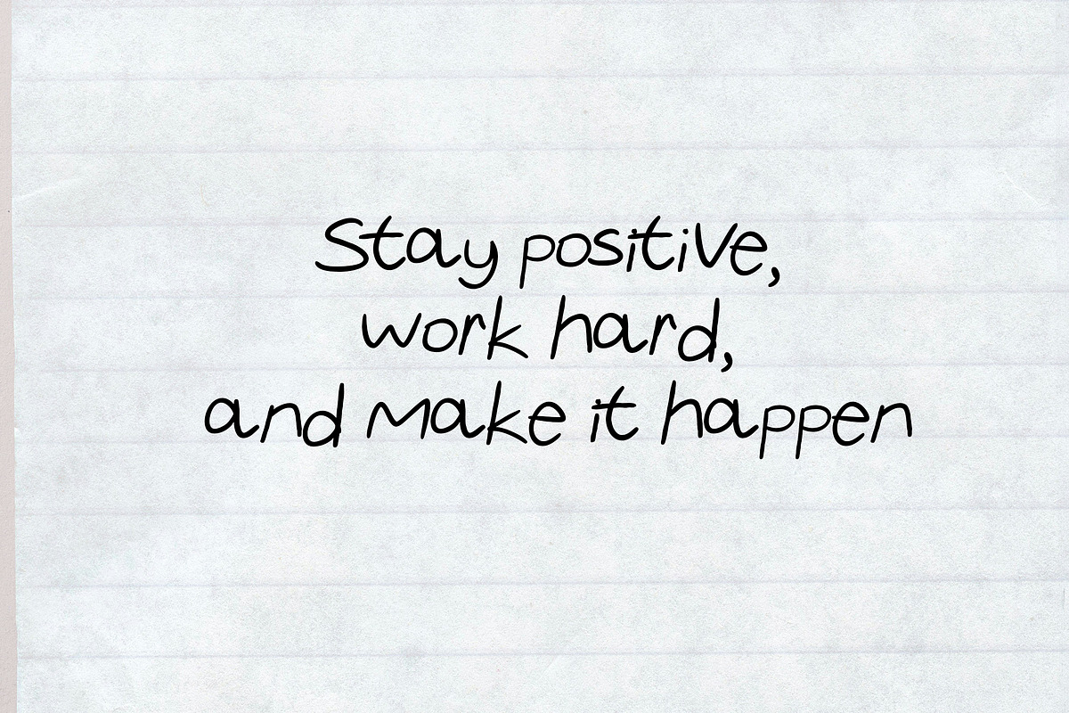 Handnote - Ballpoint pen handwriting