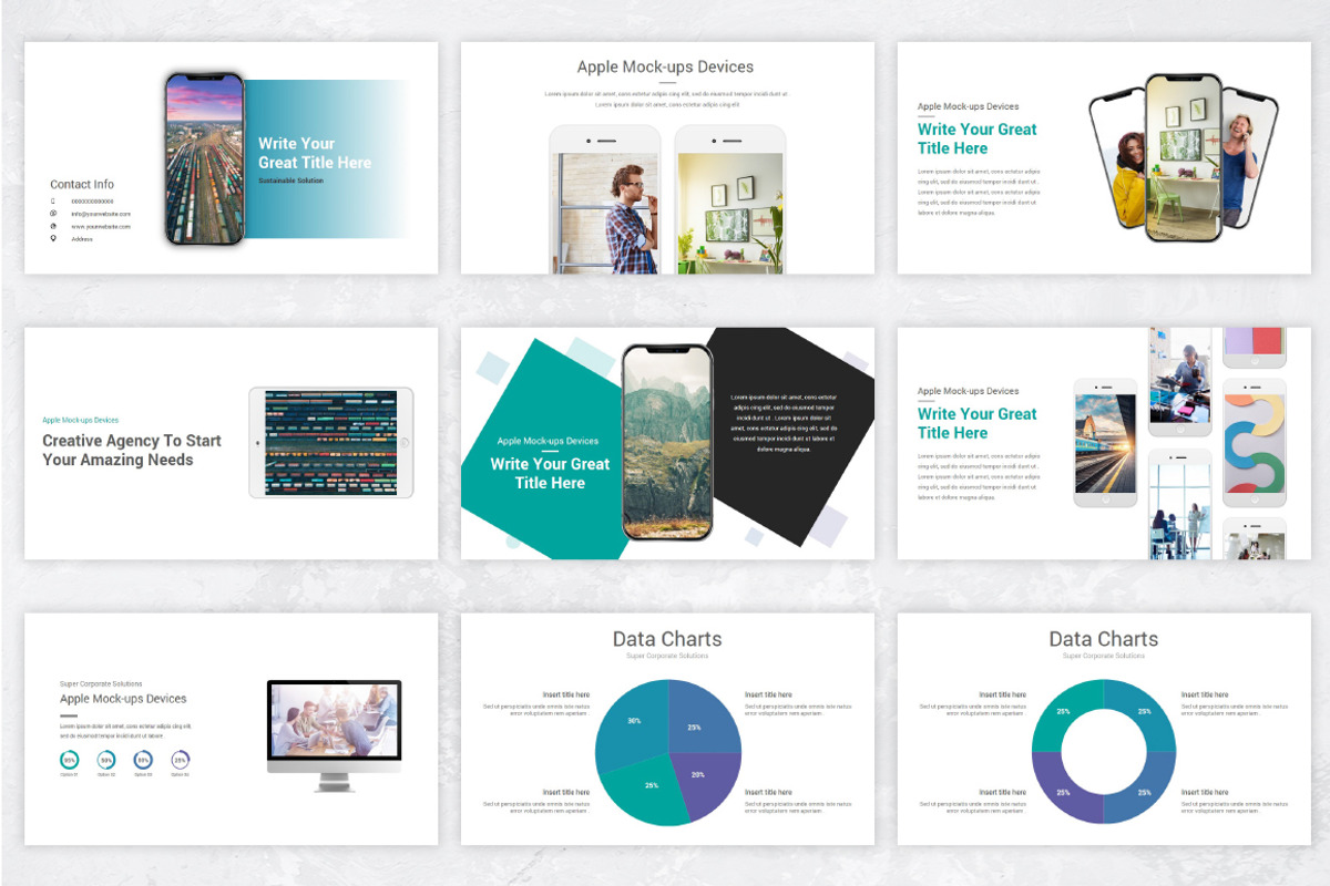 Startup PowerPoint Template, a Presentation Template by SlideOne