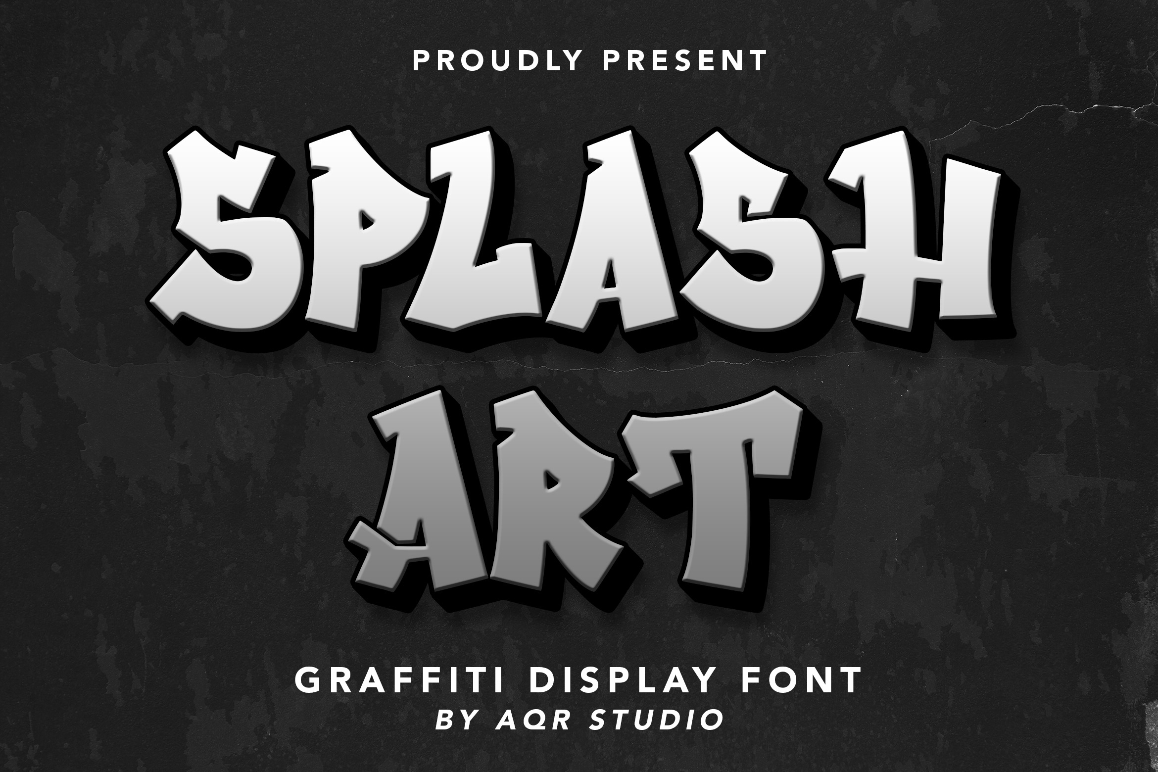 SplashArt - Graffiti Display Font, a Symbol Font by AQR Studio