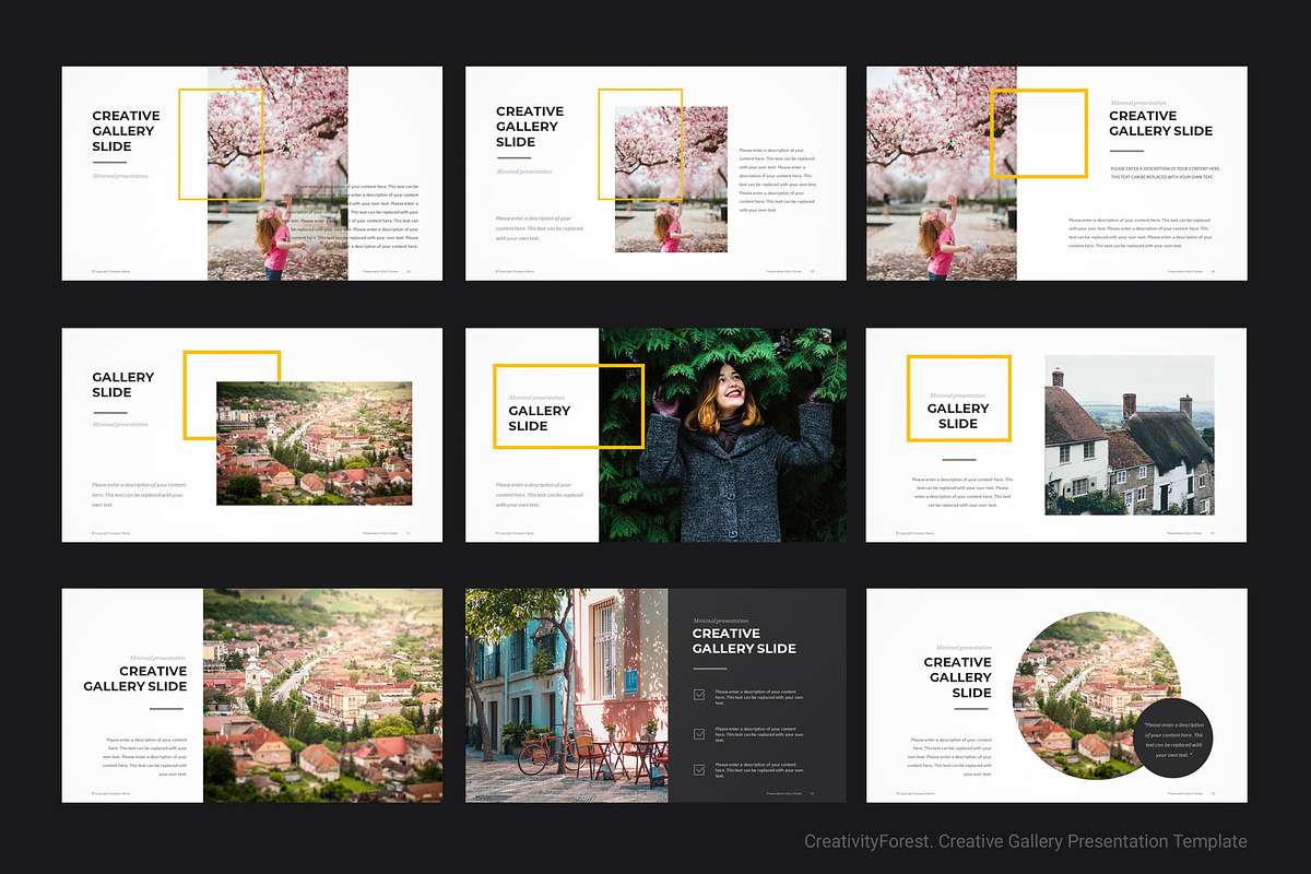 Creative Gallery PowerPoint Template, a Presentation Template by ...