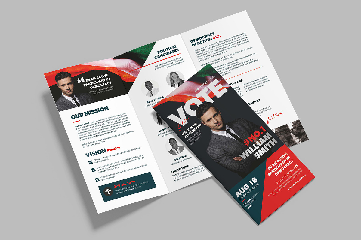 Voting Election Template Set, a Flyer Template by BrandPacks